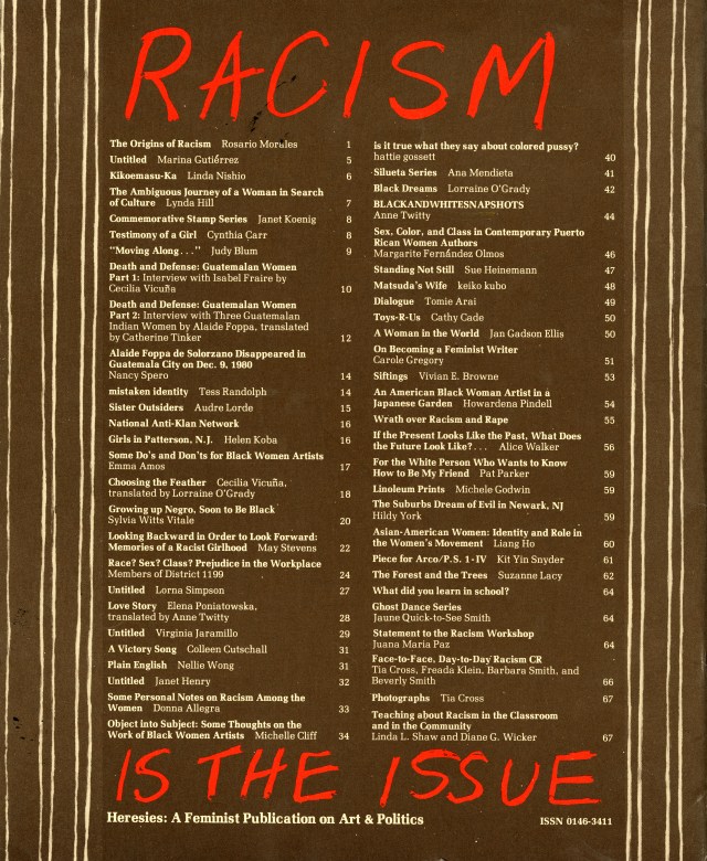 Women’s History Month: Heresies Magazines | amUSIngArtifacts