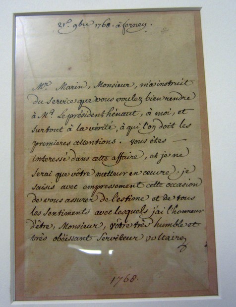 3. Voltaire Letter | amUSIngArtifacts