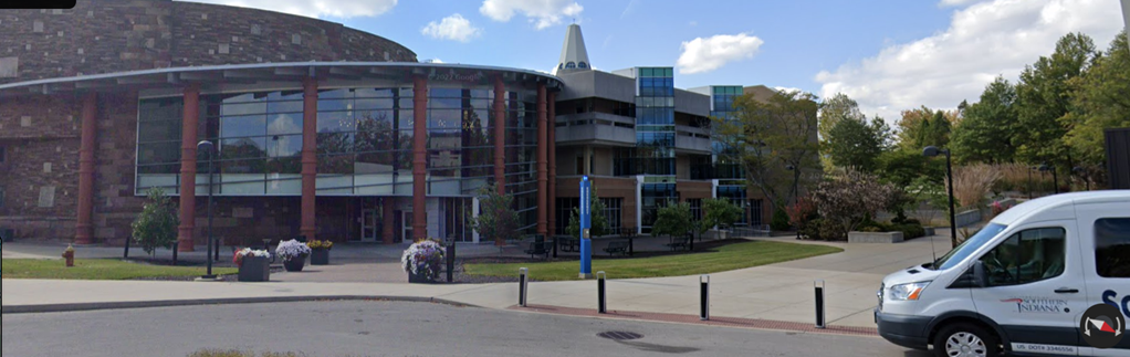 USI campus/Rice Library: Then and Now | amUSIngArtifacts